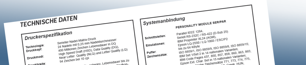 Data Sheets - PSi Matrix