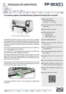PSi PP 803 - PSi Matrix